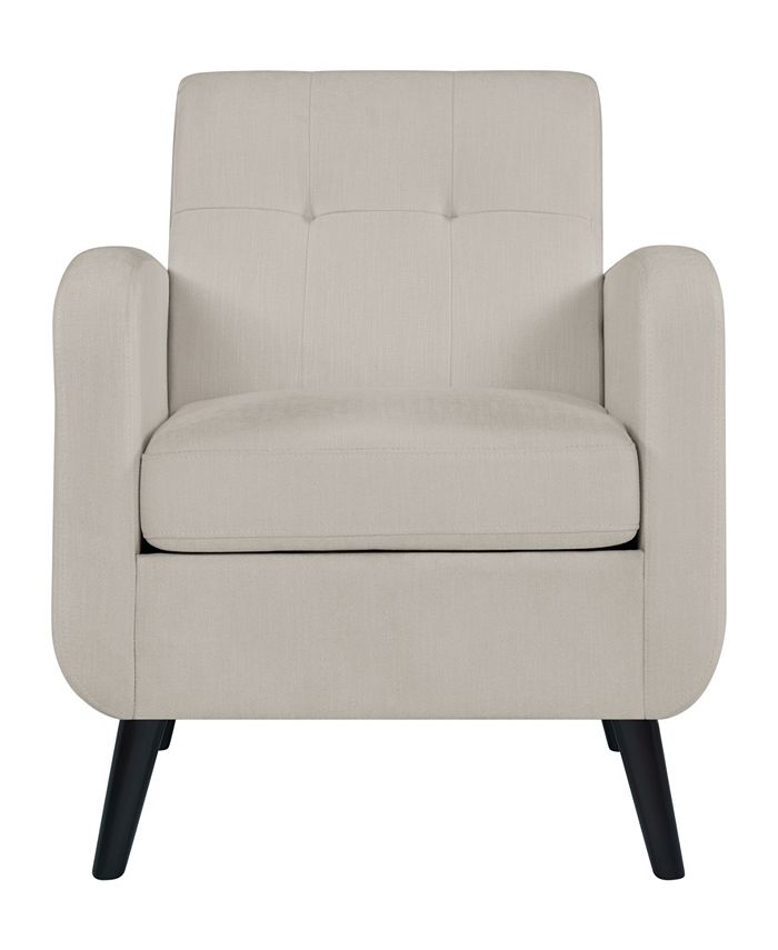 Handy Living Thoms Mid Century Modern Arm Chair Set - Macy's