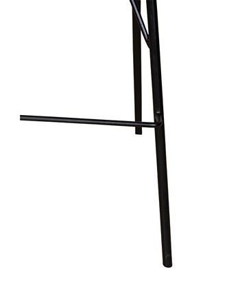 Union Home Bar Stool with Leather Upholstery - Macy's