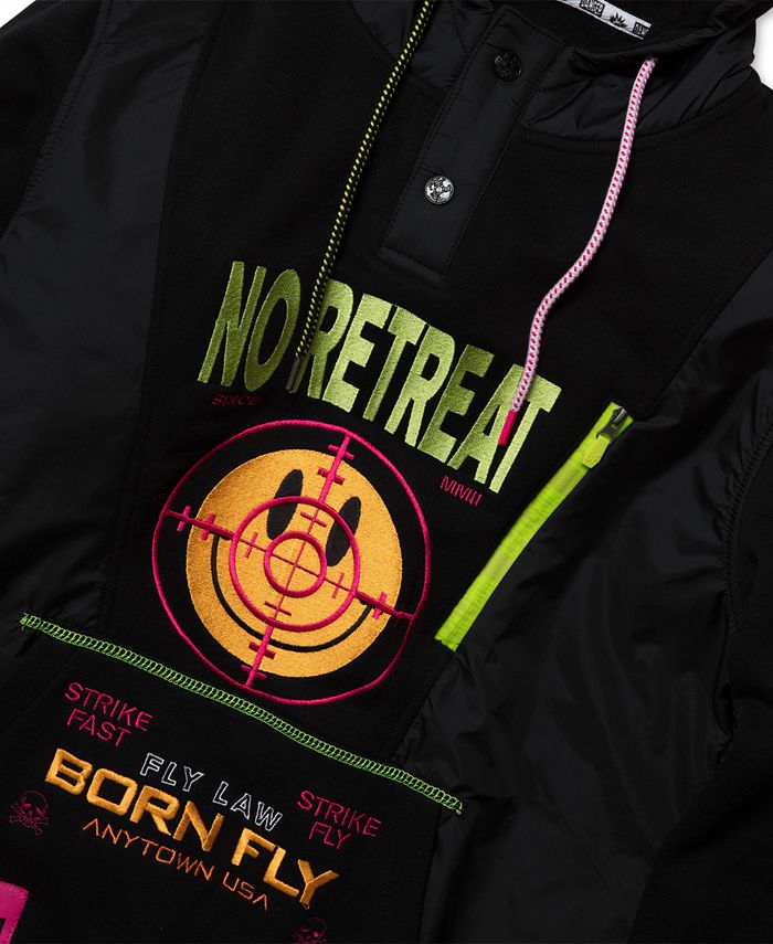 Born Fly Men's Slim-Fit No Retreat Hoodie - Macy's