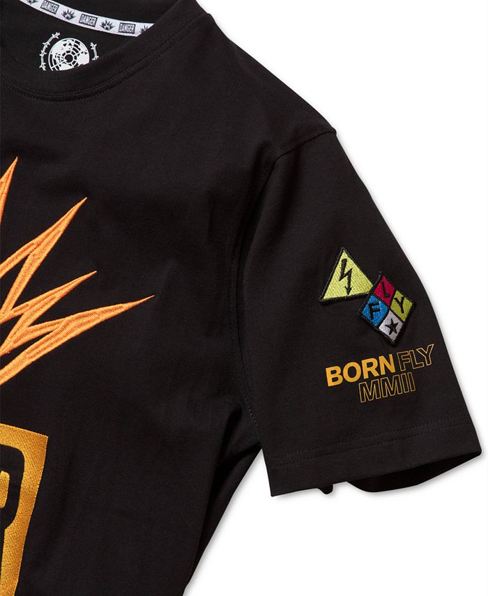 Born Fly Men's Slim-Fit Danger T-Shirt - Macy's