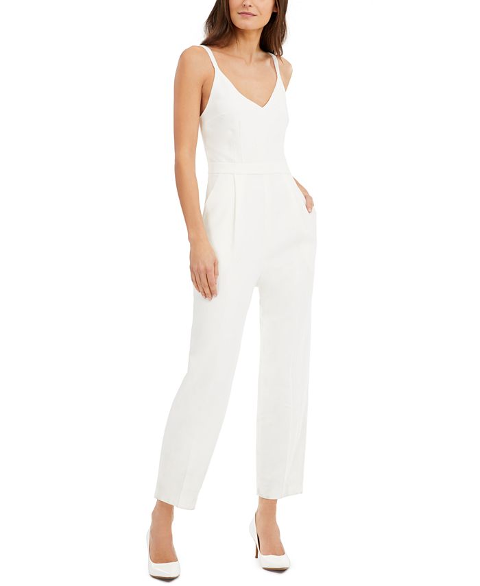French Connection Anana Double-Strap Jumpsuit - Macy's