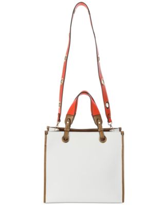 Sondra Roberts Structured Colorblocked Tote - Macy's