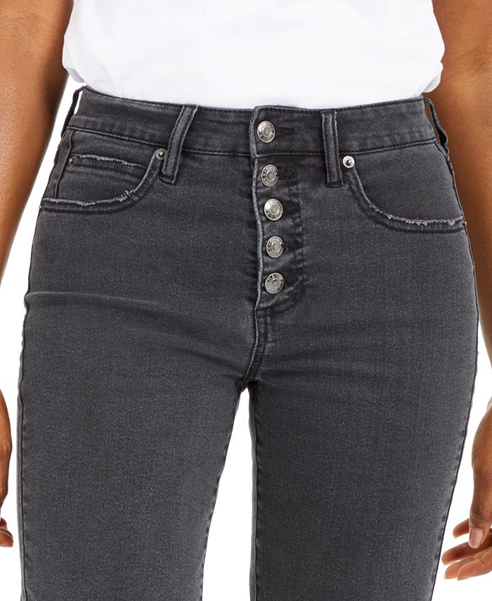 OAT Button-Fly Denim Bermuda Shorts - Macy's