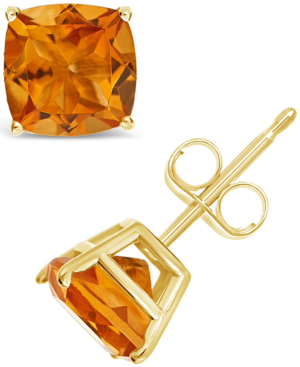 Click here for Garnet (3 ct. t.w.) Stud Earrings in 14K Yellow Go... prices