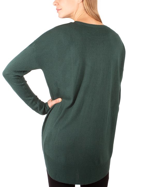 NY Collection High-Low Sweater & Reviews - Sweaters - Women - Macy's