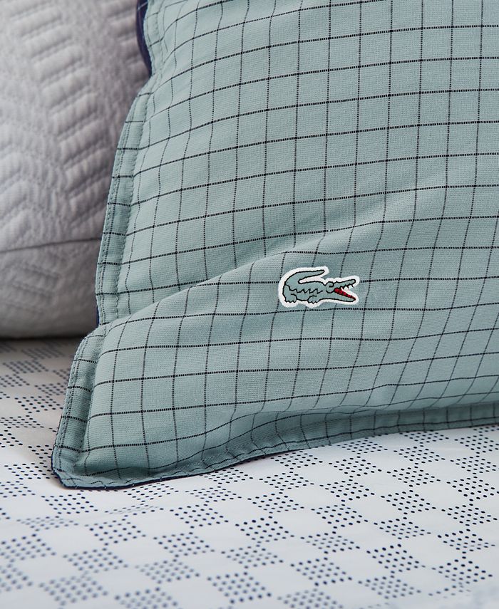 Lacoste Home Cross Court Reversible Comforter Set, King - Macy's