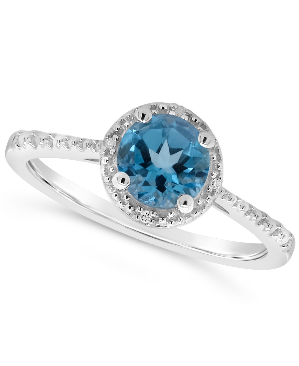 Click here for Amethyst (3/4 ct. t.w.) and Diamond Accent Ring in... prices