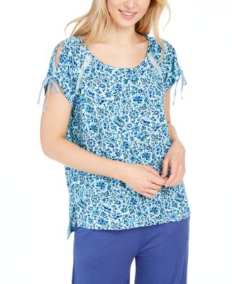 Vera Bradley V-Back Sleep T-Shirt - Macy's