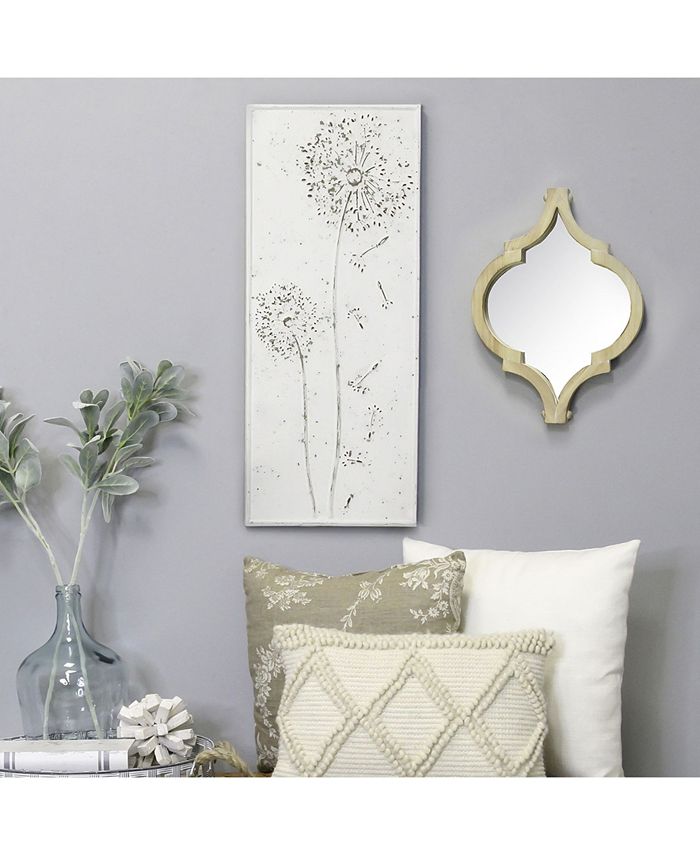 Stratton Home Décor Stratton Home Decor Dandelion Metal Panel Wall ...