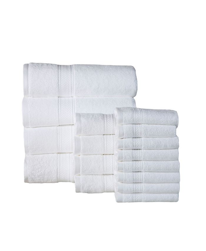 Addy Home Fashions Soft and Absorbent Spa Quality Towel Set - 16 Piece ...
