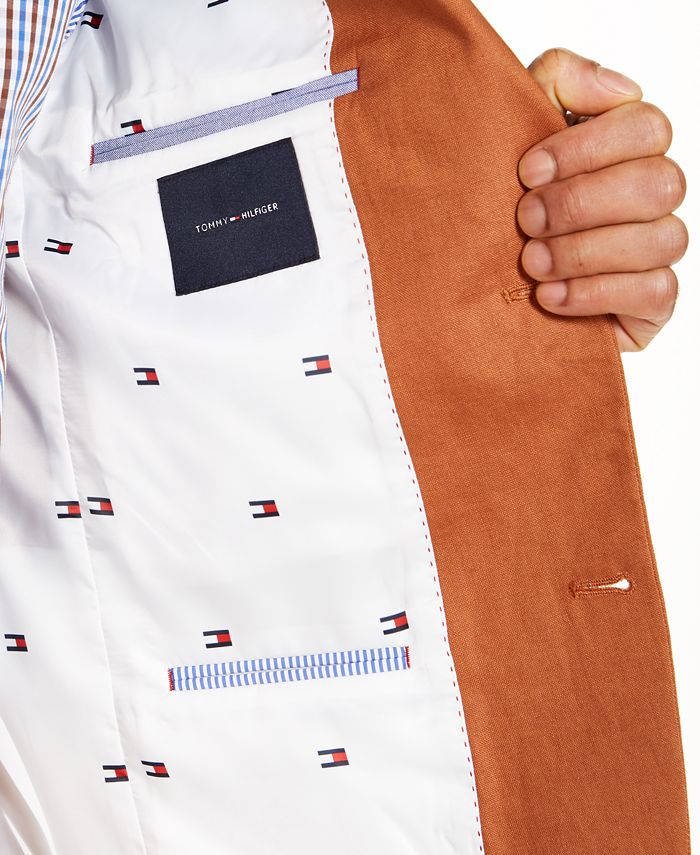 Tommy Hilfiger Men's Modern Fit Rust Suit Separate Jacket - Macy's