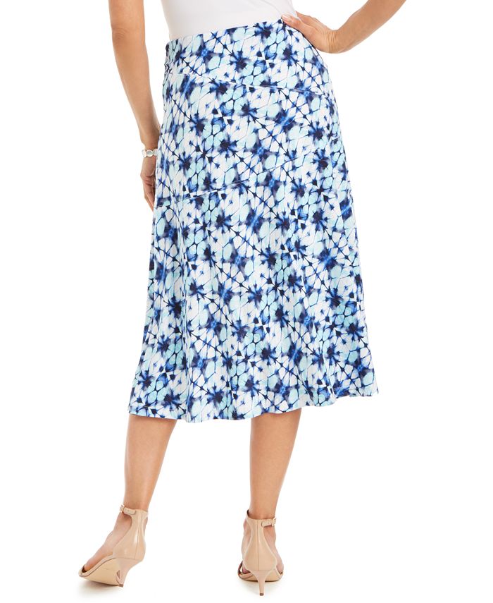 JM Collection Printed Midi Skirt, Created for Macy's - Macy's