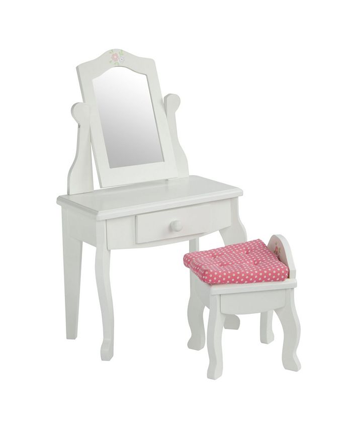 Olivia's Little World Little Princess Vanity Table and Stool Set - Macy's