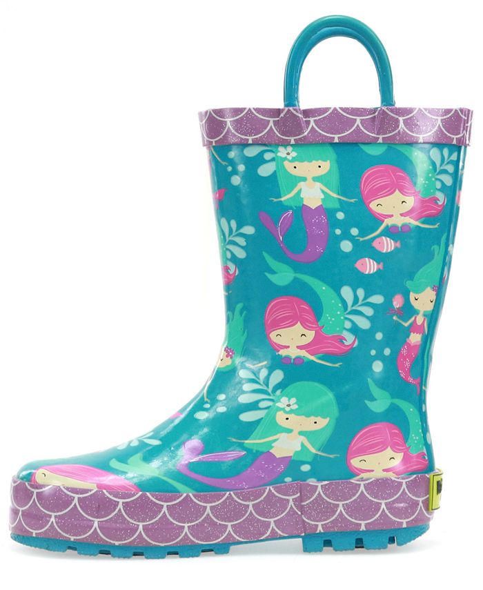 Western Chief Little Girls Merry Mermaids Rain Boot & Reviews - All ...