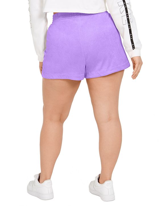 Nike Plus Size Side-Snap Shorts & Reviews - Shorts - Plus Sizes - Macy's