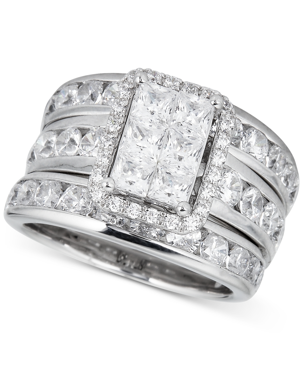 Click here for Diamond Princess 3-Pc. Bridal Set (4 ct. t.w.) in... prices