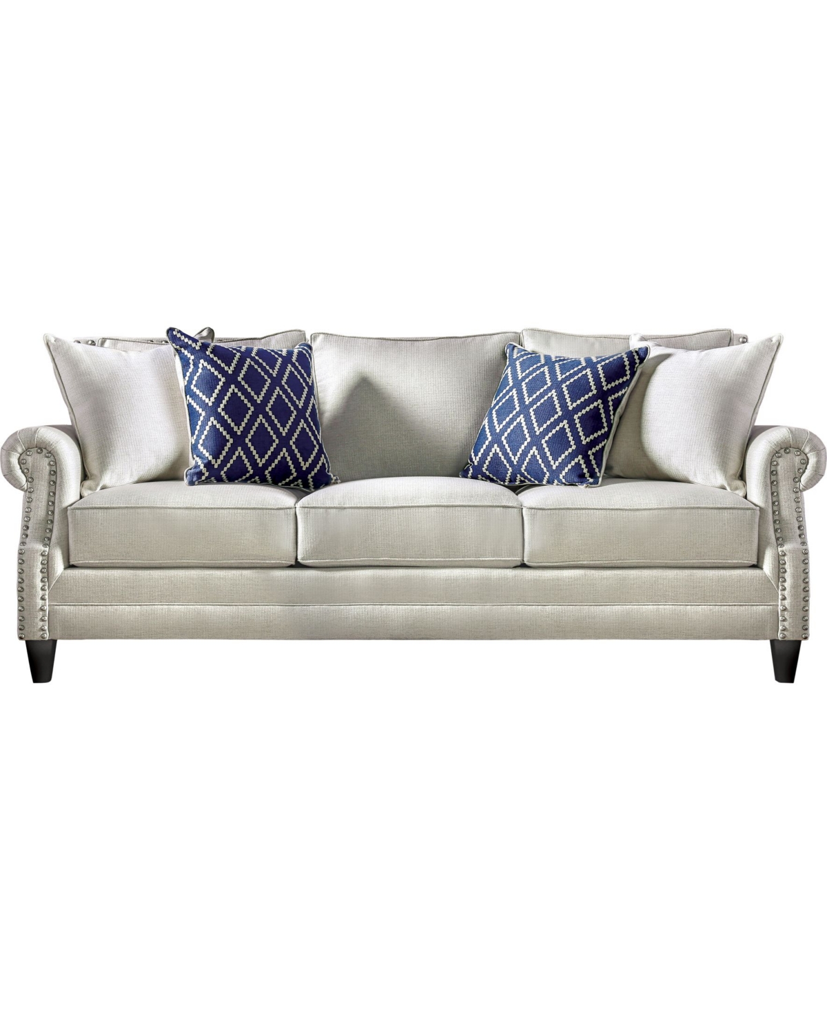 Click here for Furniture of America Ben Lomond Upholstered Sofa -... prices
