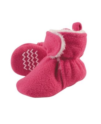 Hudson Baby Plush Fleece and Sherpa Snuggle Booties - Macy's