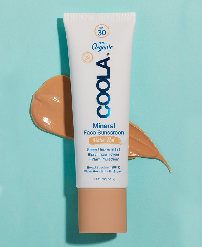 COOLA Mineral Face Organic Matte Tinted Sunscreen Lotion SPF 30 - Macy's