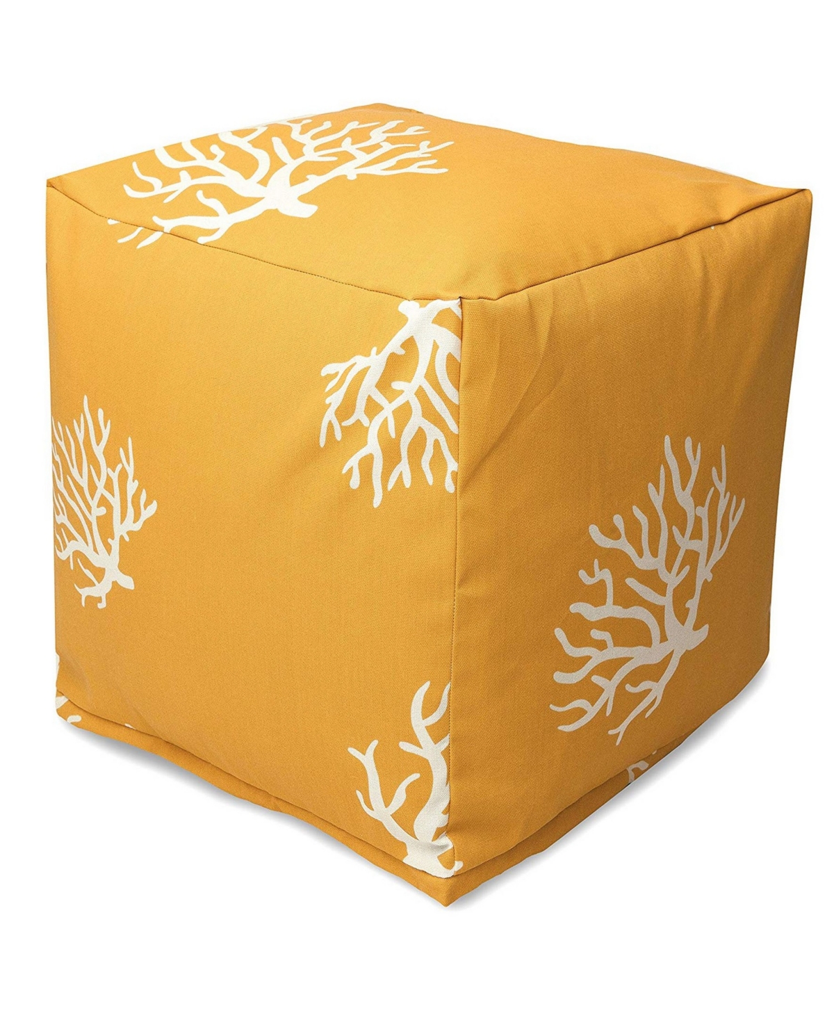 Click here for Majestic Home Goods Coral Ottoman Pouf Cube 17 x 1... prices