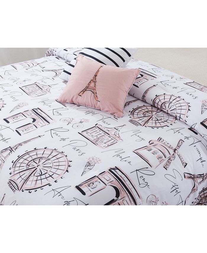 Bloom by Sara Berrenson Margaux 5-Piece Comforter Set, King - Macy's