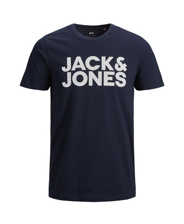 Jack & Jones Men's Logo Tee Shirt & Reviews - T-Shirts - Men - Macy's