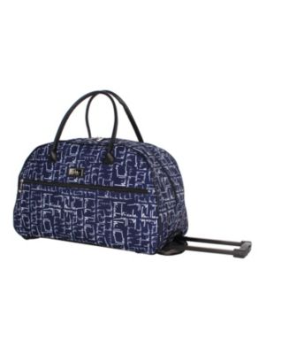 Nicole Miller Wheeled Weekender Duffel - Macy's