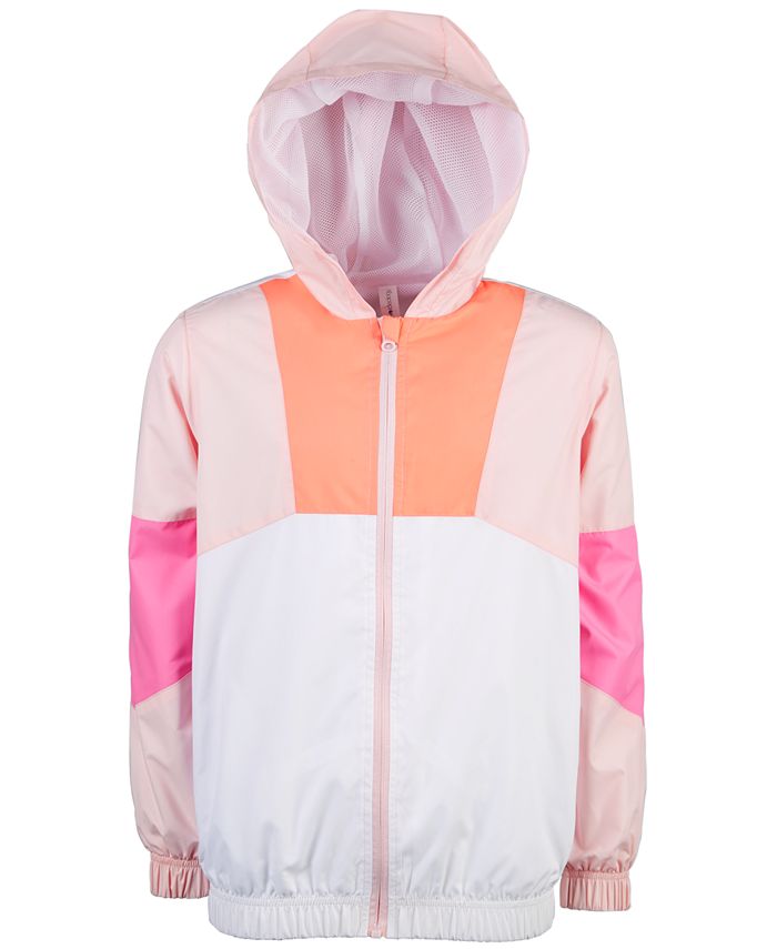 Ideology Big Girls Colorblocked Hooded Windbreaker Created For Macys
