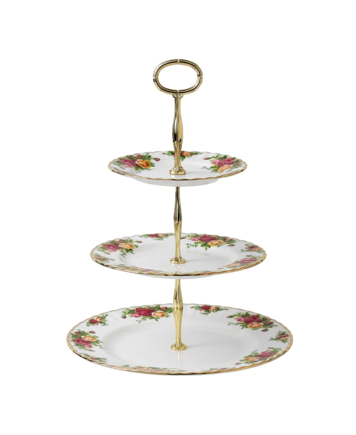 Click here for Royal Albert Old Country Roses Cake Stand Three-Ti... prices