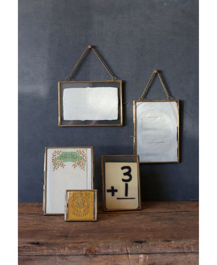 3R Studio Brass & Glass Frames - Macy's