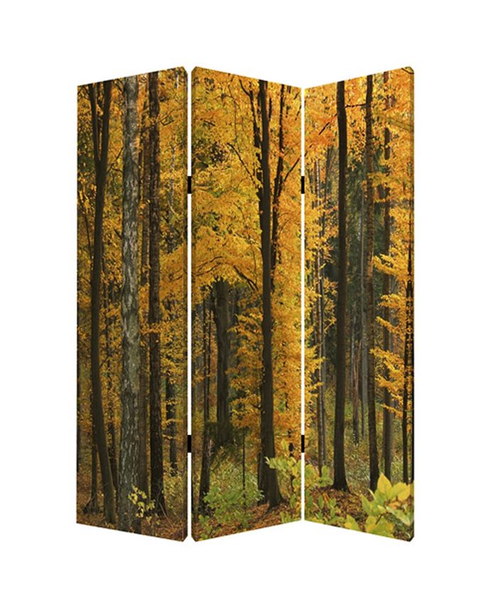 Screen Gems Double sided with different Design 3 Panel 6' Autumn ...