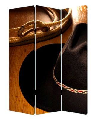 Screen Gems Double sided with different Design 3 Panel 6' Round Up ...