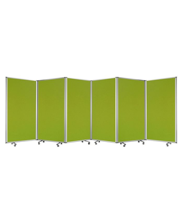 Screen Gems Commercial Residential Double-sided Wheeled 6 Panel Screen ...