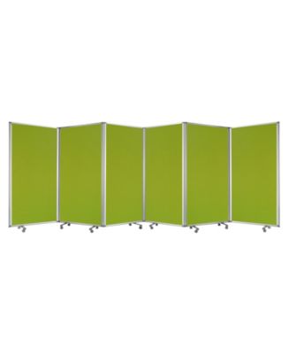 Screen Gems Commercial Residential Double-sided Wheeled 6 Panel Screen ...