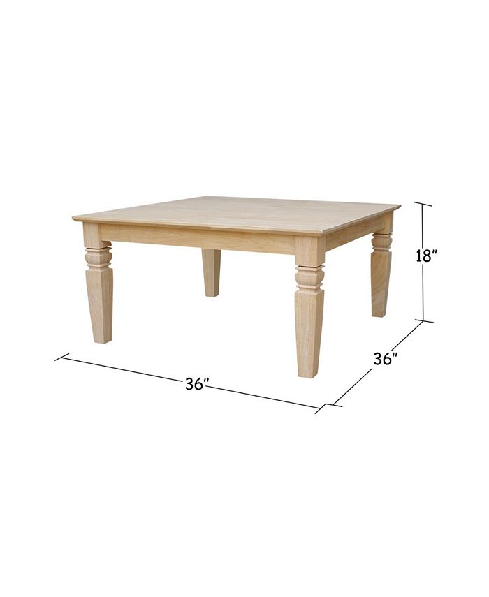 International Concepts Java Square Coffee Table - Macy's