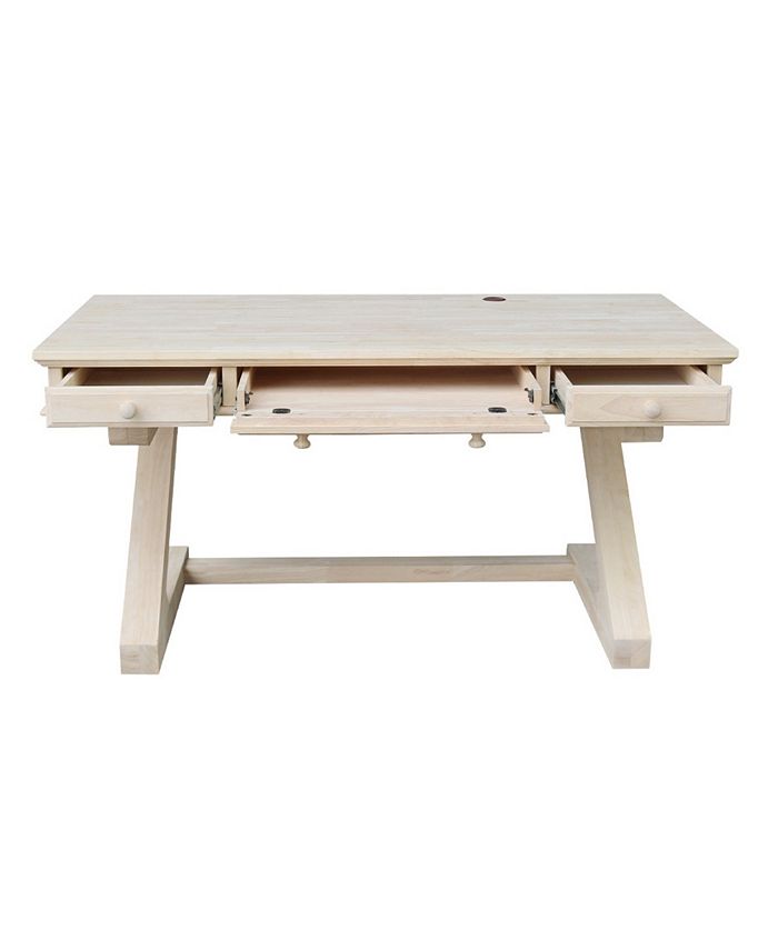 International Concepts Executive Desk with Zosiac Base - Macy's