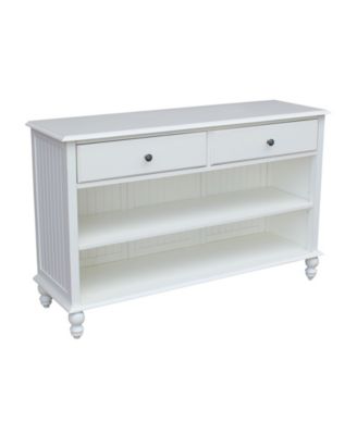 International Concepts Cottage Collection Console Table with Storage ...
