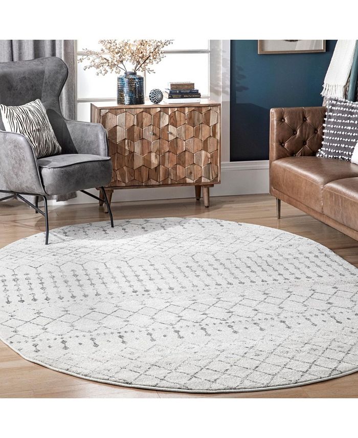 nuLoom Bodrum Moroccan Blythe Gray 8' x 10' Area Rug - Macy's