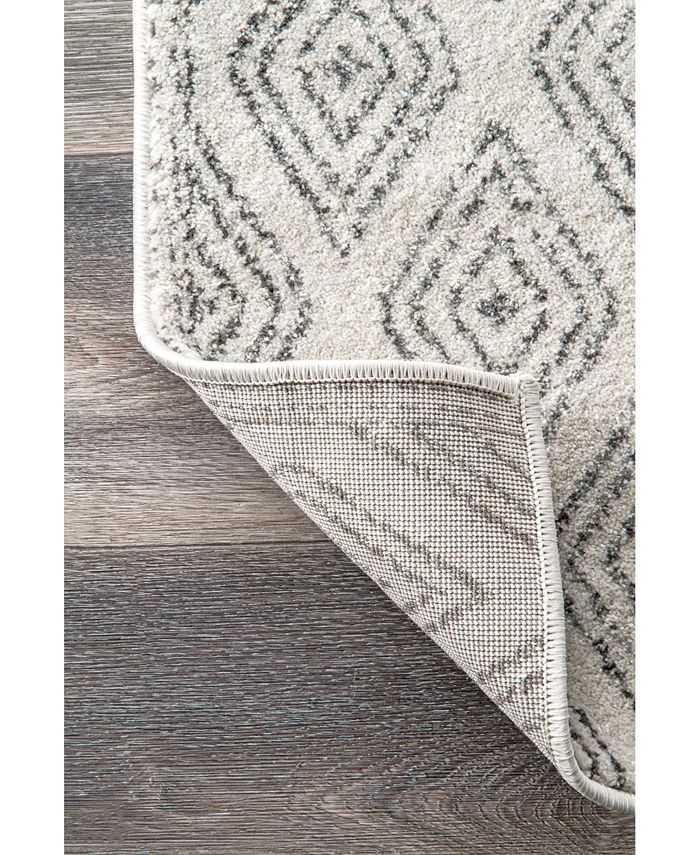 nuLoom Bodrum Sarina Diamonds 4' x 6' Area Rug - Macy's