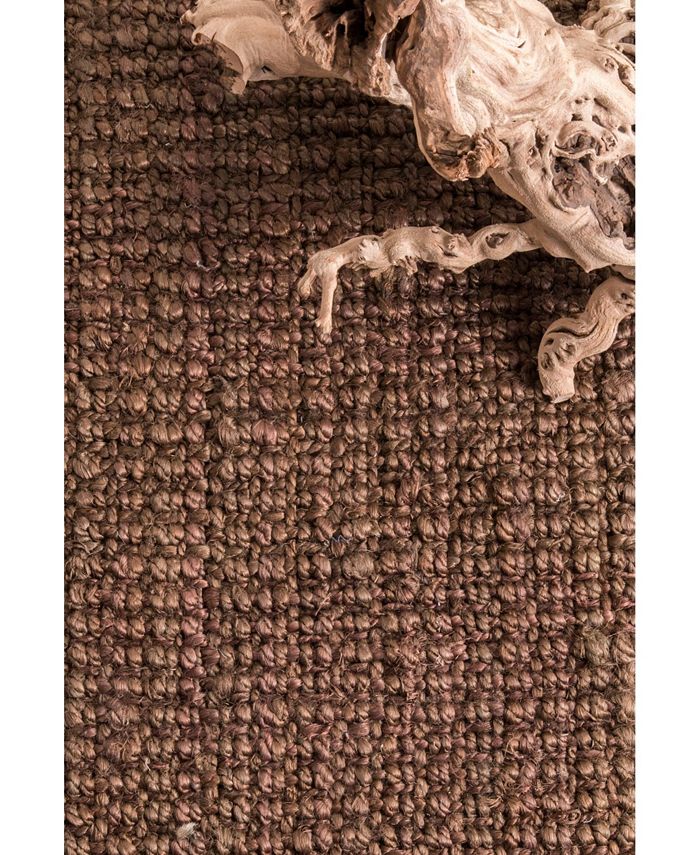 nuLoom Natura Natura Collection Chunky Loop 3' x 5' Area Rug - Macy's