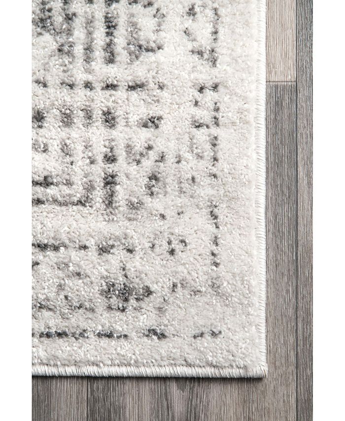 nuLoom Smoky Vintage-Inspired Arlena Gray 3' x 5' Area Rug - Macy's