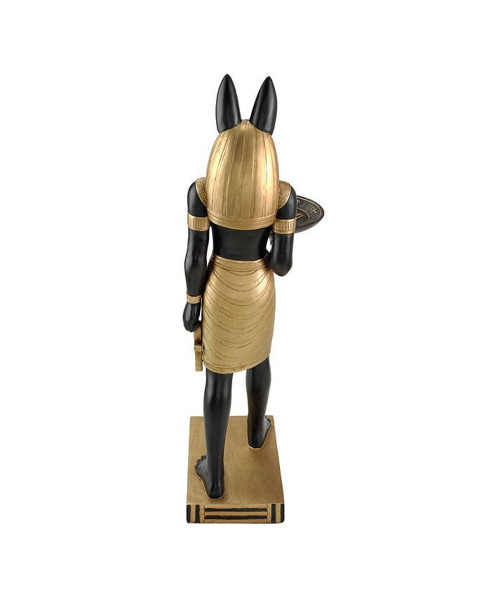 Design Toscano Anubis, Servant of the Pharaohs Pedestal Table - Macy's