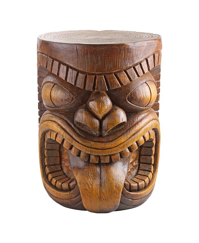 Design Toscano the Lono Tongue Grand Tiki Sculptural Table - Macy's