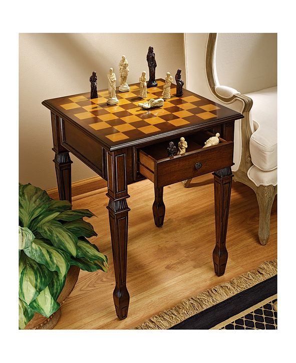 Design Toscano Walpole Manor Gaming Chess Table & Reviews - Furniture ...