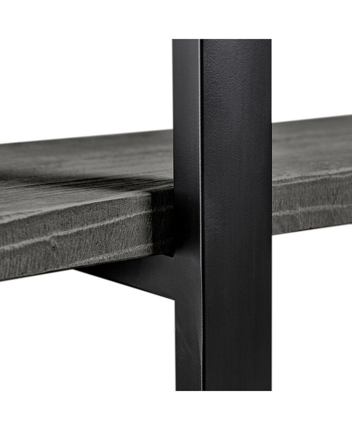 Alaterre Furniture Pomona Metal and Reclaimed Wood Media Console Table ... Alaterre Furniture Pomona Metal and Reclaimed Wood Media Console Table ...