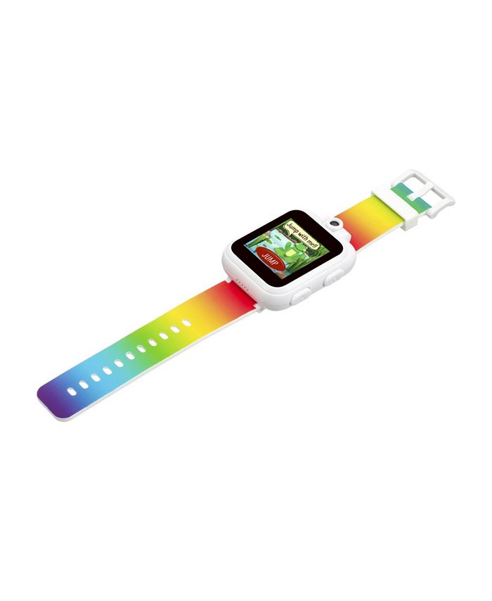 Playzoom iTouch White Rainbow Print Smartwatch for Kids 42mm - Macy's
