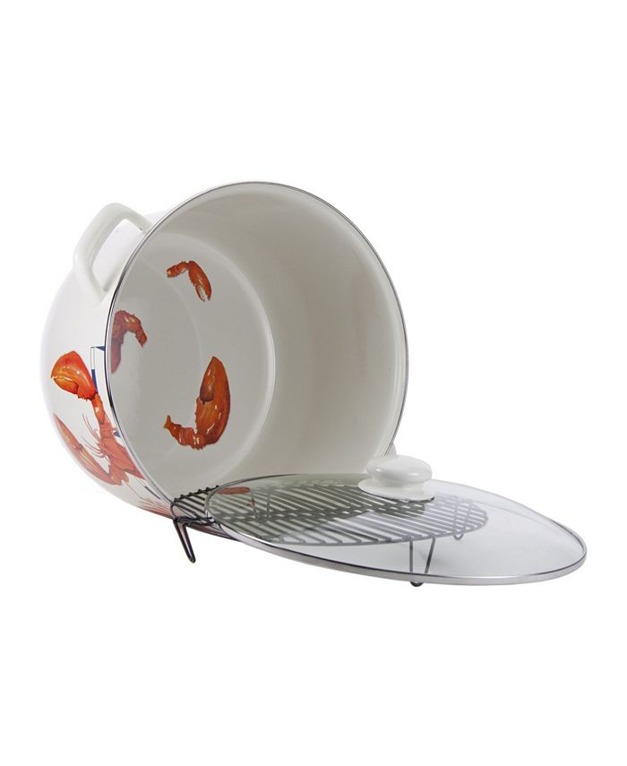 Golden Rabbit Lobster Enamelware 18 Quart Stock Pot - Macy's