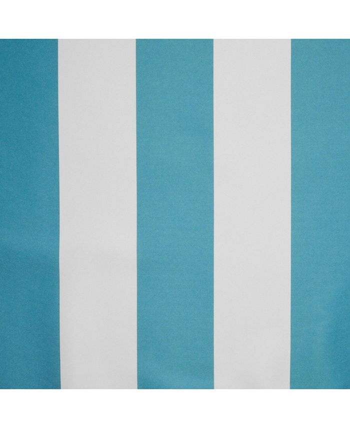 Exclusive Home Canopy Stripe Indoor/Outdoor Grommet Top Curtain Panel ...