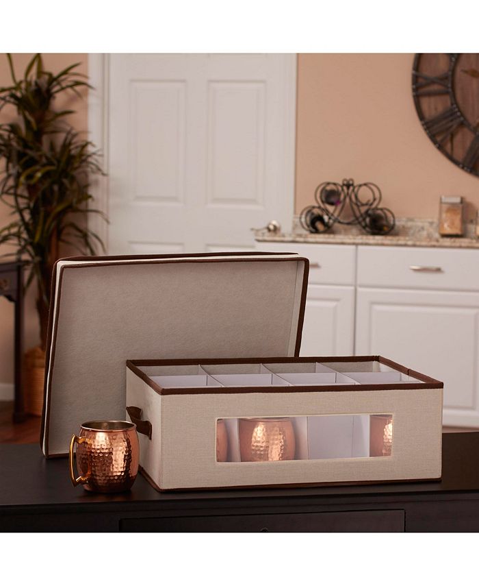 Household Essentials Mug and Tumbler Vision China Storage Box Chest ...