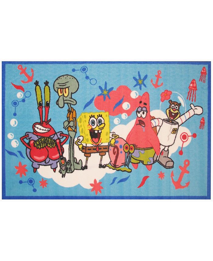 Fun Rugs Spongebob Friends 19" x 29" Area Rug - Macy's